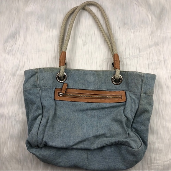 Rosetti | Bags | Vintage Rosetti Reversible Chambray Striped Bag | Poshmark